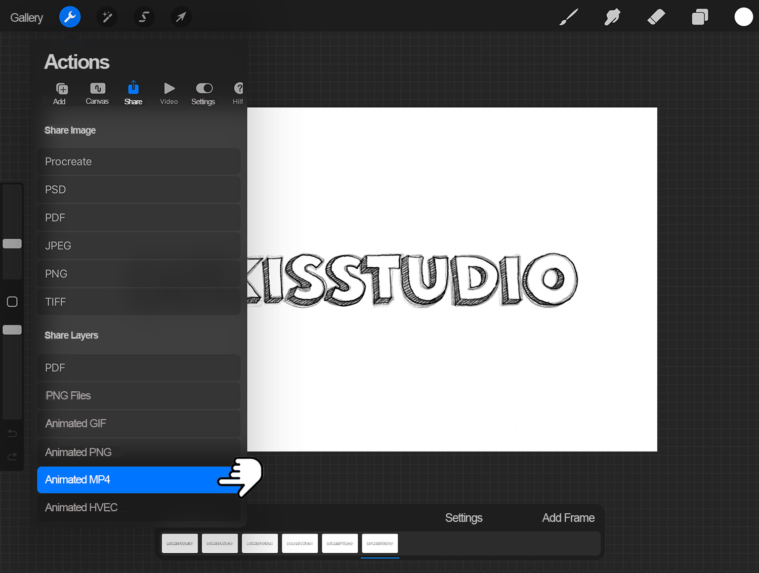 How To Create A Simple YouTube Intro In Procreate