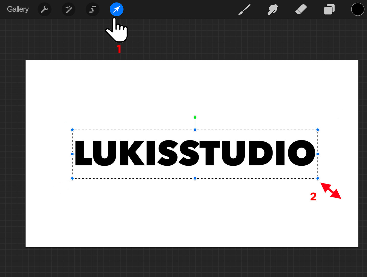 How To Create A Simple YouTube Intro In Procreate