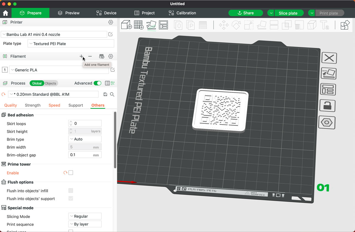 How To Make 3D Printed QR Code